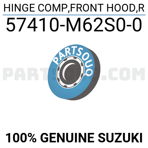 HINGE COMP,FRONT HOOD,R 57410M62S00 | Suzuki Parts | PartSouq