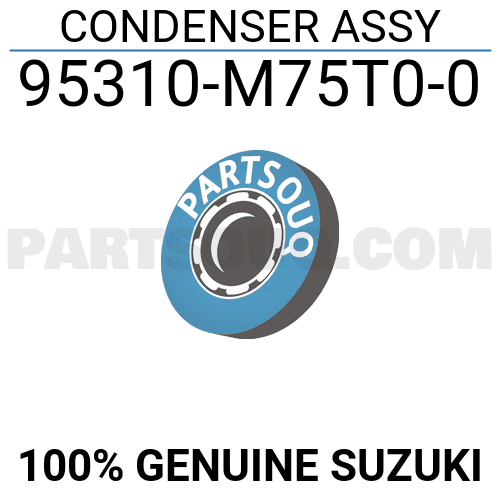 CONDENSER ASSY 95310M75T00 | Suzuki Parts | PartSouq
