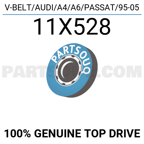 V-BELT/AUDI/A4/A6/PASSAT/95-05 11X528 | TOP DRIVE Parts | PartSouq
