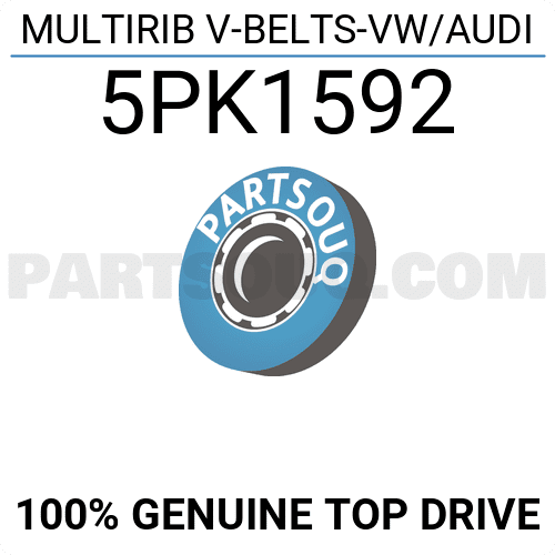 MULTIRIB V-BELTS-VW/AUDI 5PK1592 | TOP DRIVE Parts | PartSouq