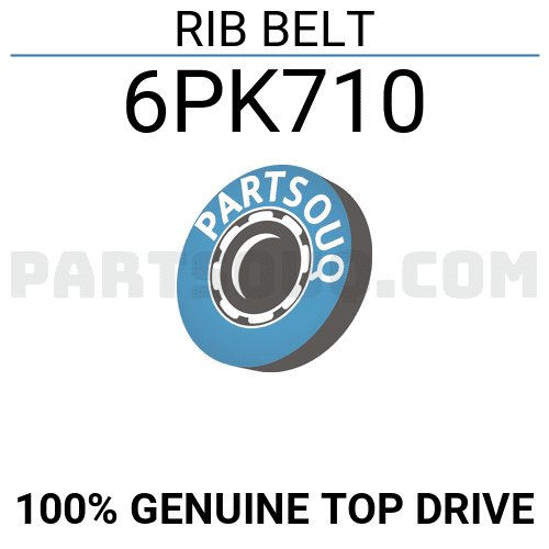 RIB BELT 6PK710 | TOP DRIVE Parts | PartSouq