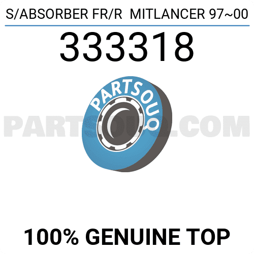 S/ABSORBER FR/R MITLANCER 97~00 333318 | TOP Parts | PartSouq