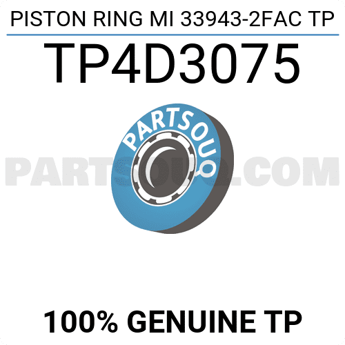 PISTON RING MI 33943-2FAC TP TP4D3075 | TP Parts | PartSouq