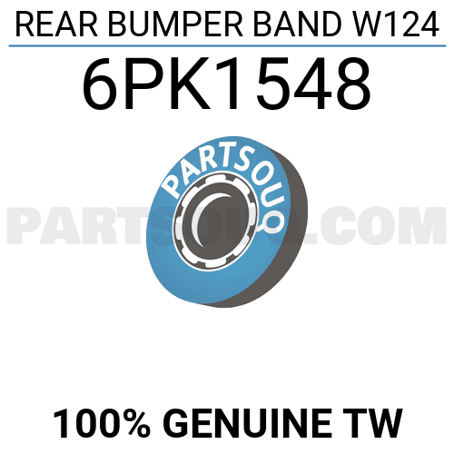REAR BUMPER BAND W124 6PK1548 | TW Parts | PartSouq