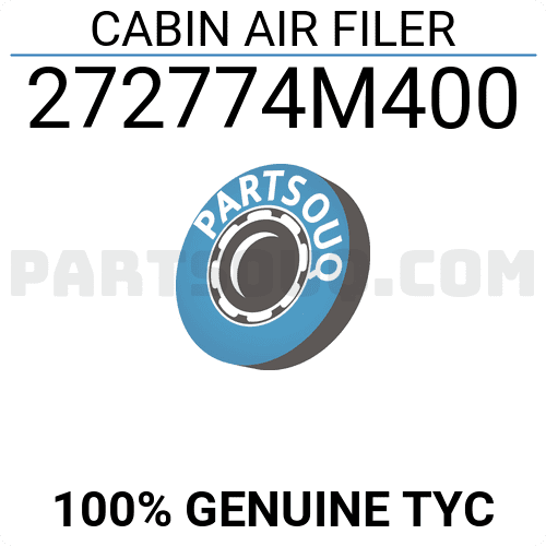 CABIN AIR FILER 272774M400 | TYC Parts | PartSouq