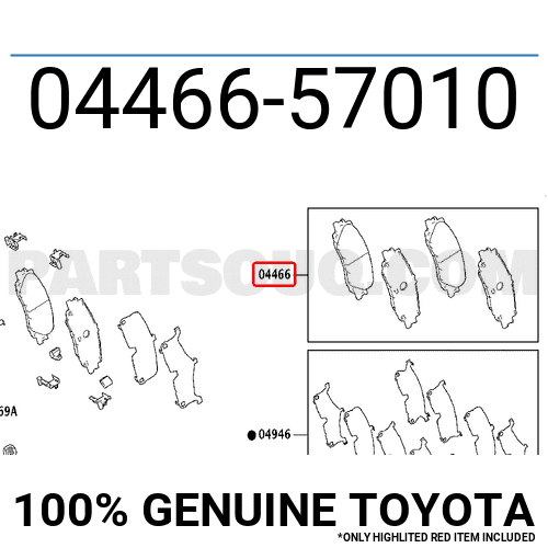 0446657010 | Toyota Parts | PartSouq