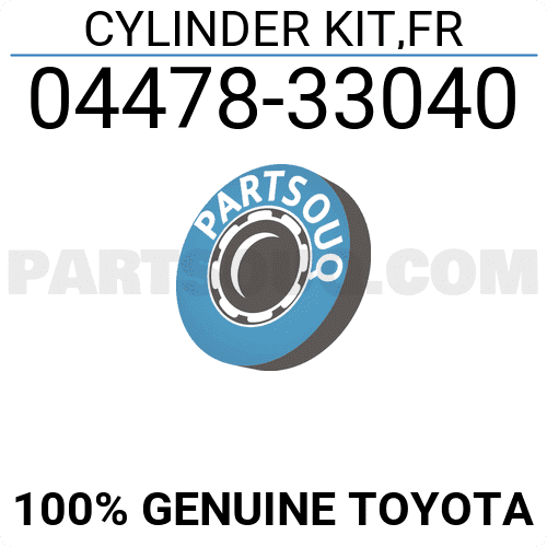 CYLINDER KIT,FR 0447833040 | Toyota Parts | PartSouq