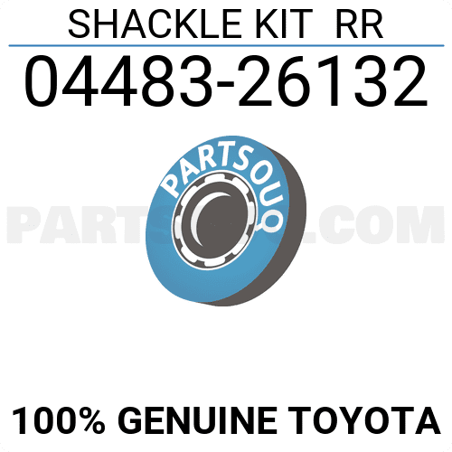 SHACKLE KIT RR 0448326132 | Toyota Parts | PartSouq