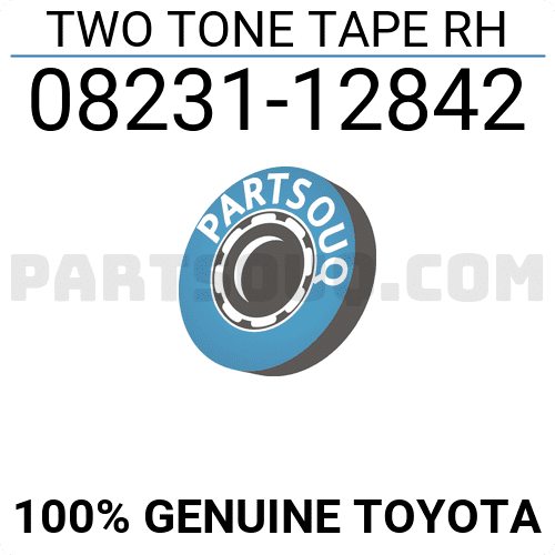 TWO TONE TAPE RH 0823112842 | Toyota Parts | PartSouq