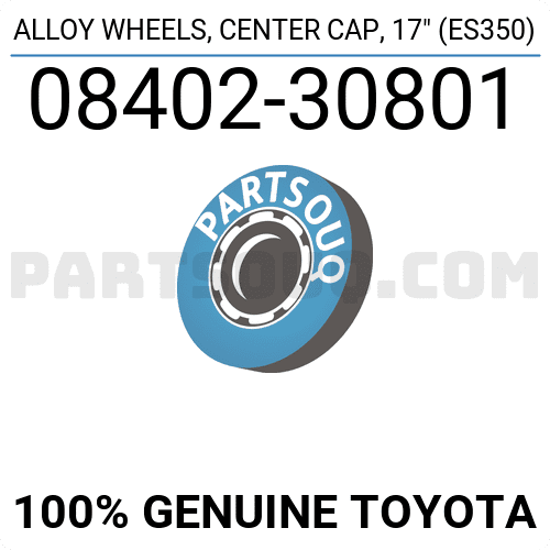 ALLOY WHEELS, CENTER CAP, 17" (ES350) 0840230801 | Toyota Parts | PartSouq