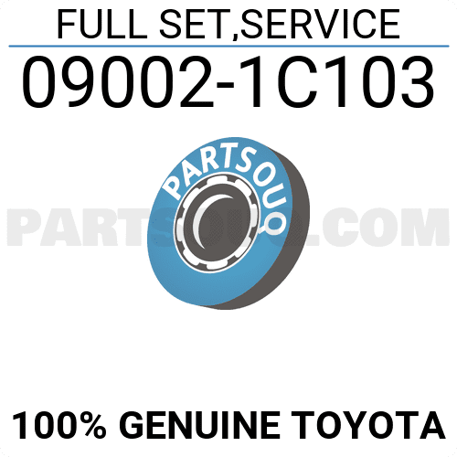 FULL SET,SERVICE 090021C103 | Toyota Parts | PartSouq