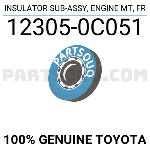 INSULATOR SUB-ASSY, ENGINE MT, FR 123050C051 | Toyota Parts | PartSouq