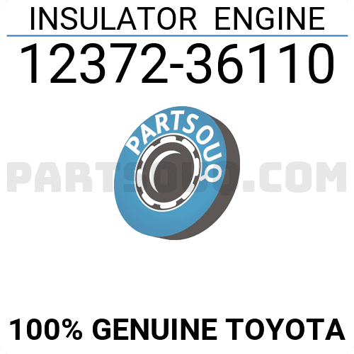INSULATOR ENGINE 1237236110 | Toyota Parts | PartSouq