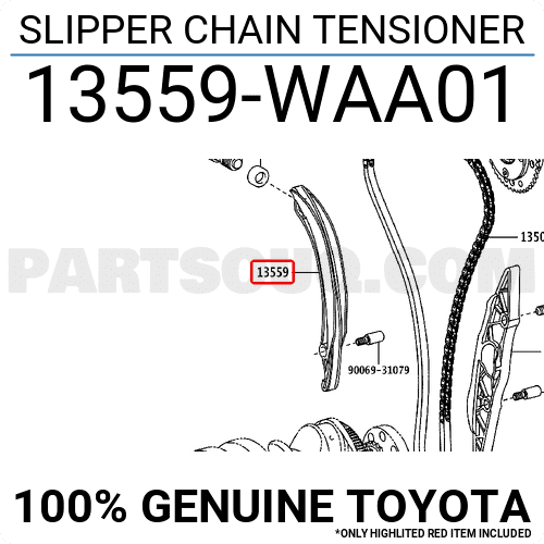 SLIPPER CHAIN TENSIONER 13559WAA01 | Toyota Parts | PartSouq