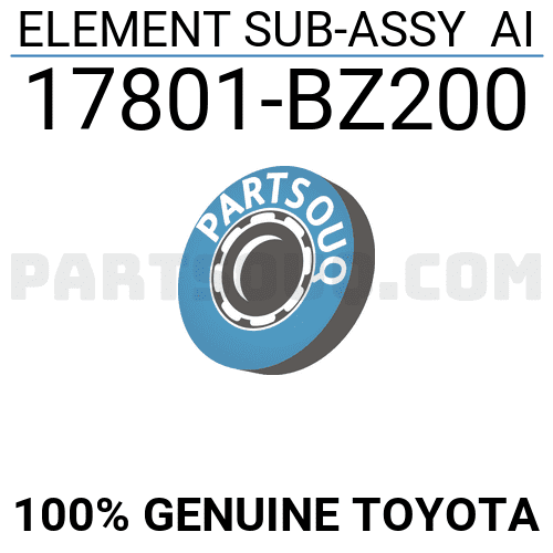 ELEMENT SUB-ASSY AI 17801BZ200 | Toyota Parts | PartSouq