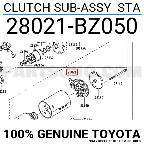 CLUTCH SUB-ASSY STA 28021BZ050 | Toyota Parts | PartSouq