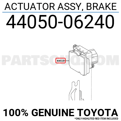 ACTUATOR ASSY, BRAKE 4405006240 | Toyota Parts | PartSouq