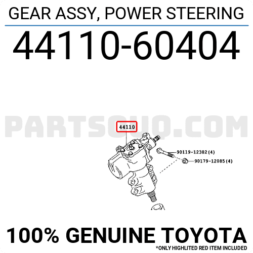 GEAR ASSY, POWER STEERING 4411060404 | Toyota Parts | PartSouq