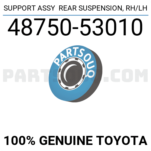 SUPPORT ASSY REAR SUSPENSION, RH/LH 4875053010 | Toyota Parts | PartSouq
