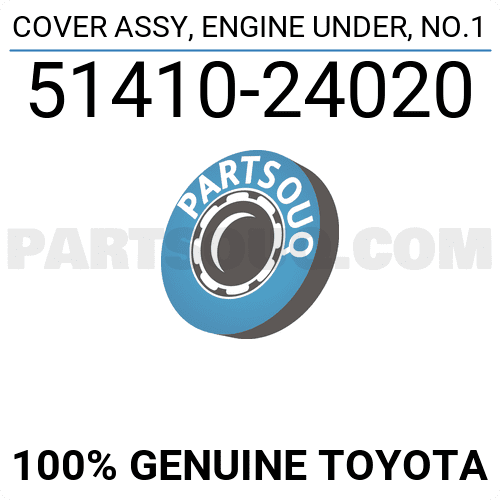 COVER ASSY, ENGINE UNDER, NO.1 5141024020 | Toyota Parts | PartSouq