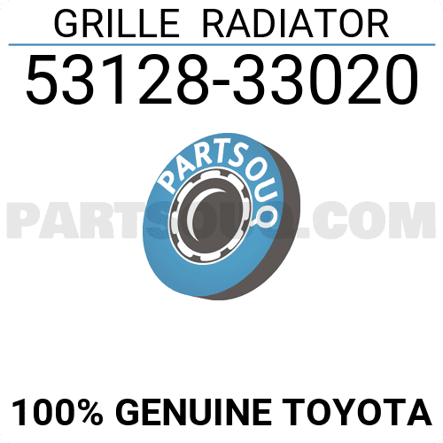 GRILLE RADIATOR 5312833020 | Toyota Parts | PartSouq