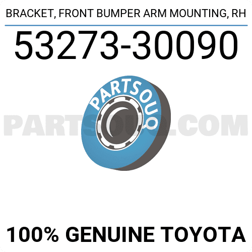 BRACKET, FRONT BUMPER ARM MOUNTING, RH 5327330090 | Toyota Parts | PartSouq