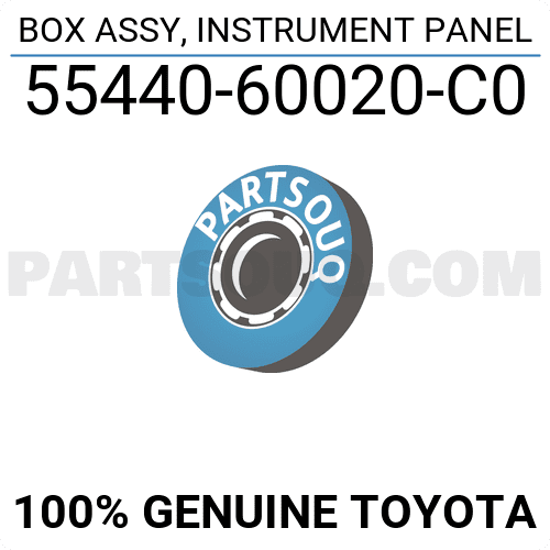 BOX ASSY, INSTRUMENT PANEL 5544060020C0 | Toyota Parts | PartSouq