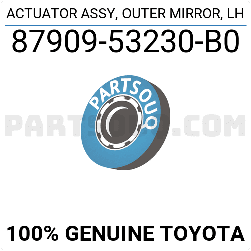 ACTUATOR ASSY, OUTER MIRROR, LH 8790953230B0 | Toyota Parts | PartSouq