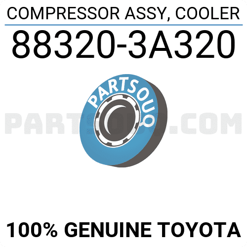 COMPRESSOR ASSY, COOLER 883203A320 | Toyota Parts | PartSouq