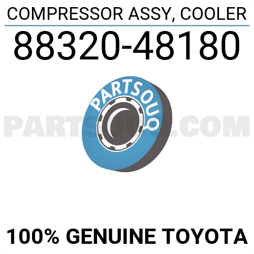 COMPRESSOR ASSY, COOLER 8832048180 | Toyota Parts | PartSouq