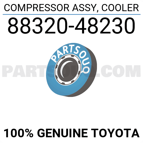 COMPRESSOR ASSY, COOLER 8832048230 | Toyota Parts | PartSouq