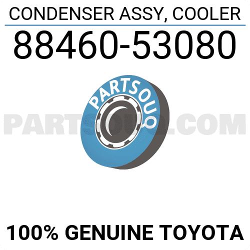 CONDENSER ASSY, COOLER 8846053080 | Toyota Parts | PartSouq