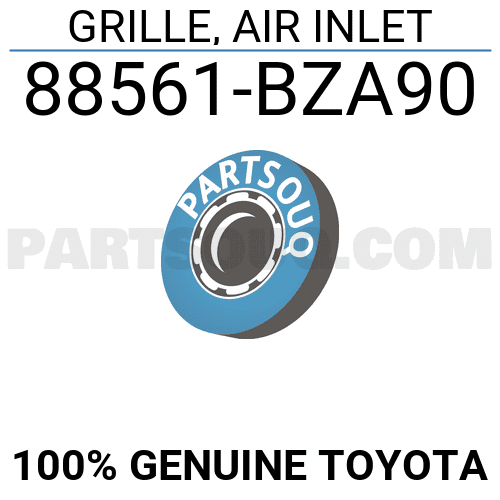 GRILLE, AIR INLET 88561BZA90 | Toyota Parts | PartSouq
