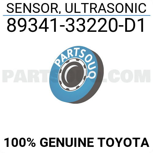 SENSOR, ULTRASONIC 8934133220D1 | Toyota Parts | PartSouq