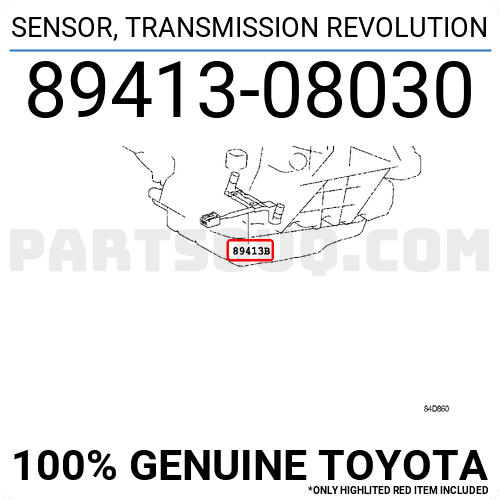 SENSOR, TRANSMISSION REVOLUTION 8941308030 | Toyota Parts | PartSouq
