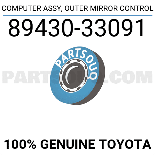 COMPUTER ASSY, OUTER MIRROR CONTROL 8943033091 | Toyota Parts | PartSouq