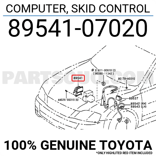 COMPUTER, SKID CONTROL 8954107020 | Toyota Parts | PartSouq