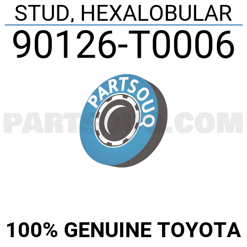 STUD, HEXALOBULAR 90126T0006 | Toyota Parts | PartSouq