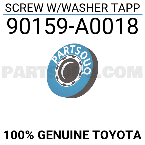 SCREW W/WASHER TAPP 90159A0018 | Toyota Parts | PartSouq