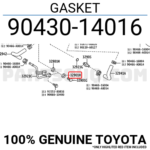 GASKET 9043014016 | Toyota Parts | PartSouq
