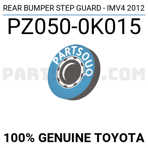 REAR BUMPER STEP GUARD - IMV4 2012 PZ0500K015 | Toyota Parts | PartSouq