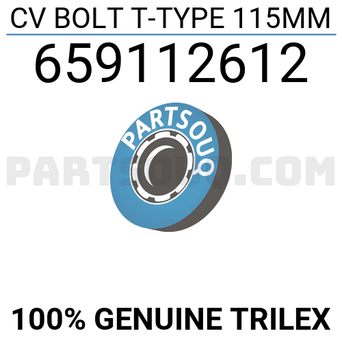 CV BOLT T-TYPE 115MM 659112612 | Trilex Parts | PartSouq