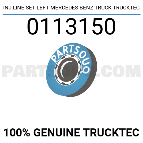 INJ.LINE SET LEFT MERCEDES BENZ TRUCK TRUCKTEC 0113150 | TruckTec Parts ...