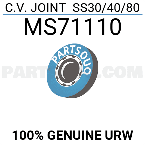 C.V. JOINT SS30/40/80 MS71110 | URW Parts | PartSouq