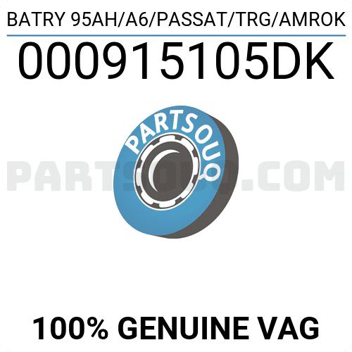 BATRY 95AH/A6/PASSAT/TRG/AMROK 000915105DK | VAG Parts | PartSouq