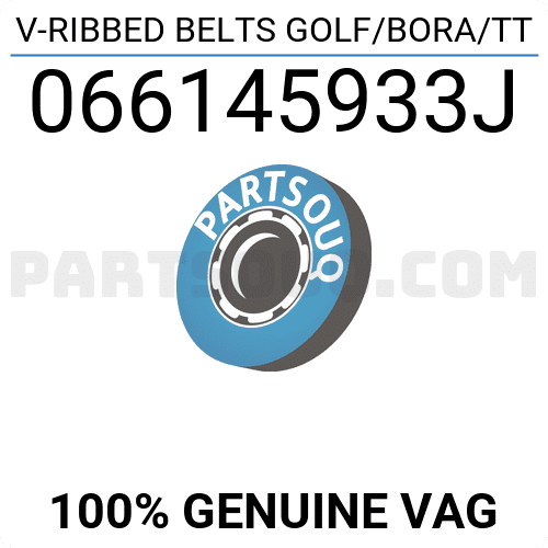 V-RIBBED BELTS GOLF/BORA/TT 066145933J | VAG Parts | PartSouq