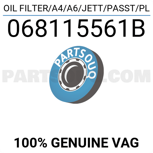 OIL FILTER/A4/A6/JETT/PASST/PL 068115561B | VAG Parts | PartSouq
