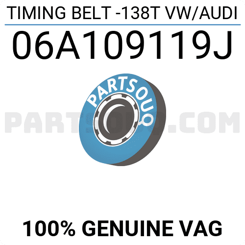 TIMING BELT -138T VW/AUDI 06A109119J | VAG Parts | PartSouq