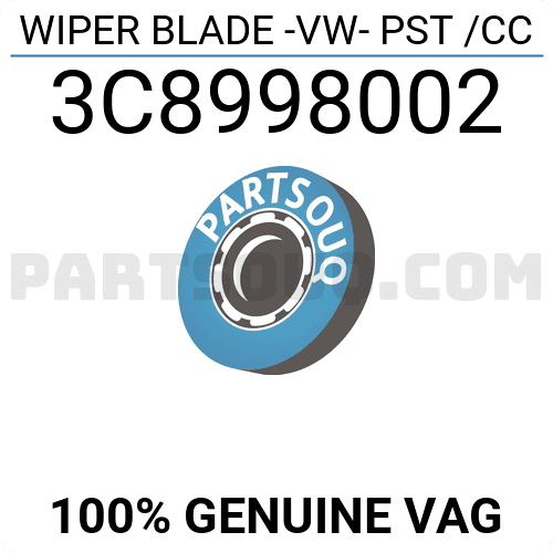 WIPER BLADE -VW- PST /CC 3C8998002 | VAG Parts | PartSouq