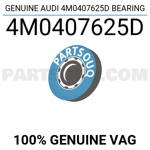 GENUINE AUDI 4M0407625D BEARING 4M0407625D | VAG Parts | PartSouq